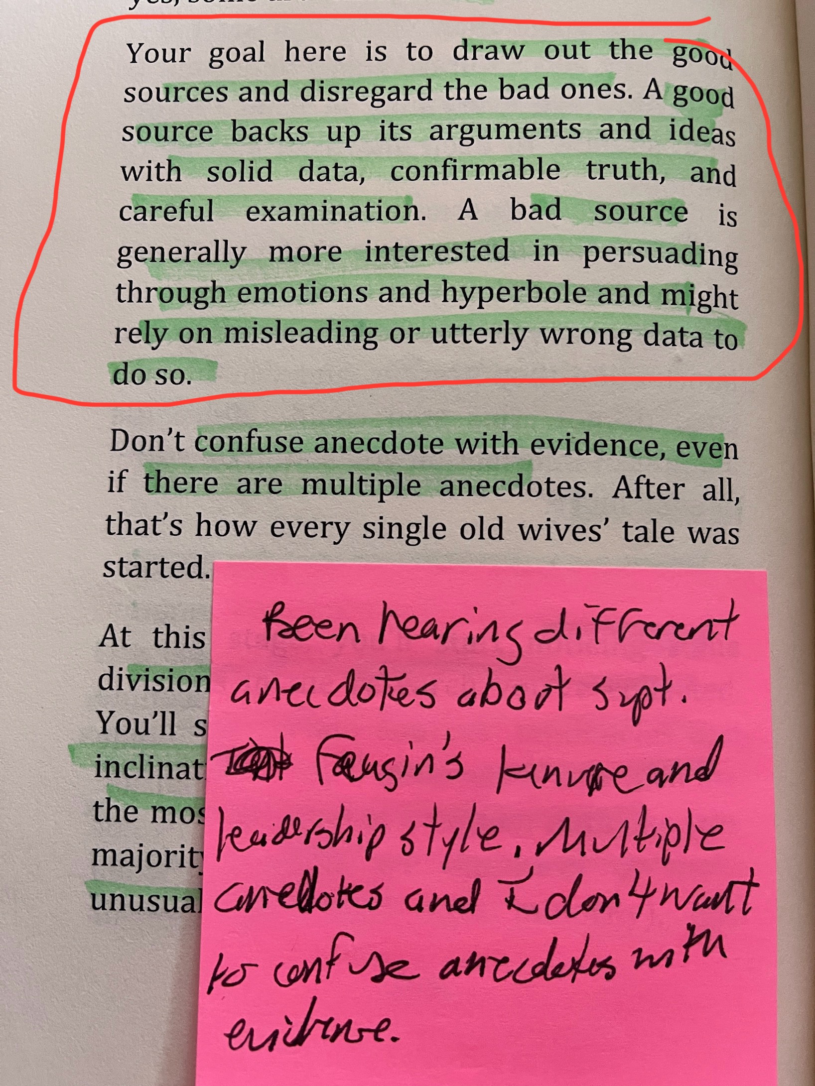Anecdotes vs. Evidence: Evaluating Leadership Effectively – Tamera Malone